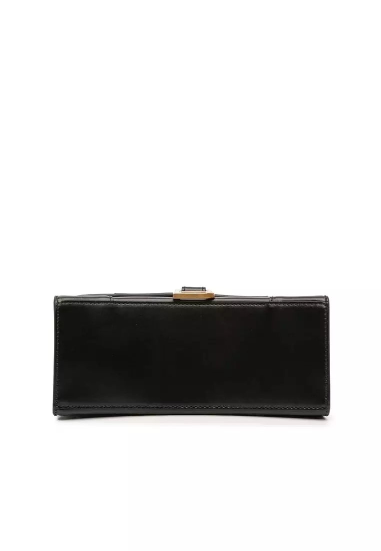 Buy Balenciaga Pre-Loved Balenciaga Small Shiny Box Calfskin Hourglass ...