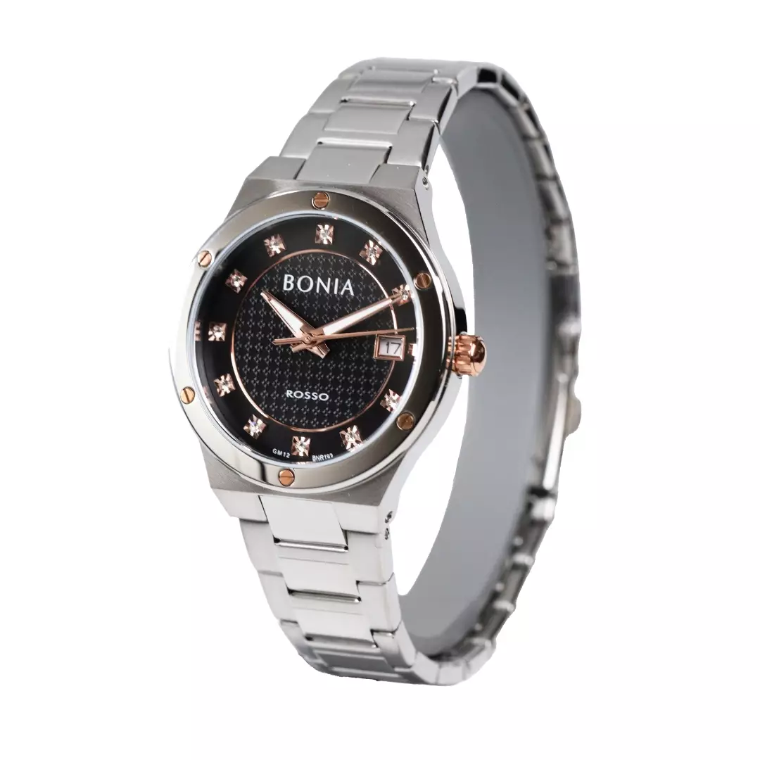 Jual BONIA Jam Tangan Wanita BONIA Silver BR192-2337 Original Original ...