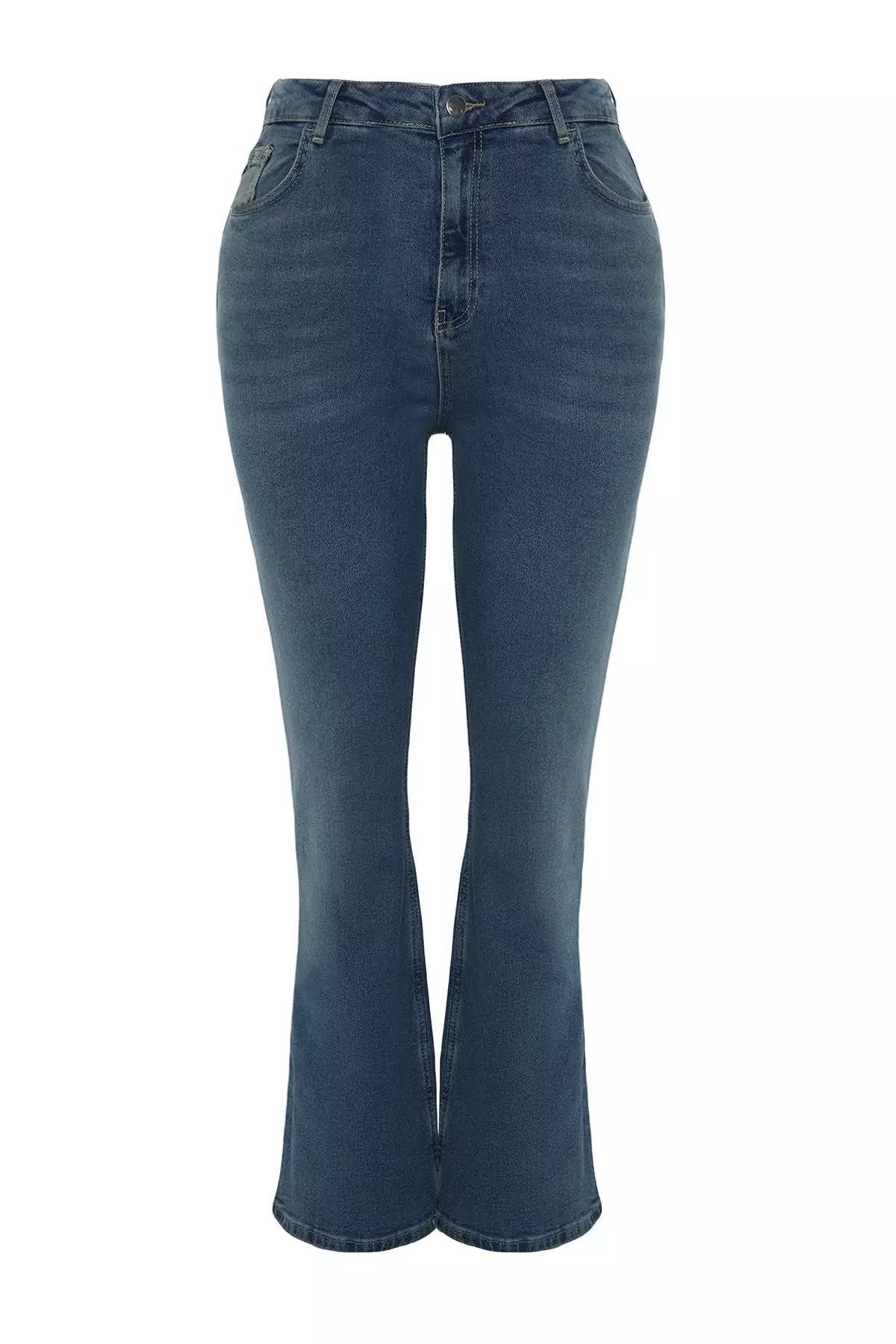Buy Trendyol Curve High Waist Spanish Leg Jeans 2025 Online | ZALORA ...
