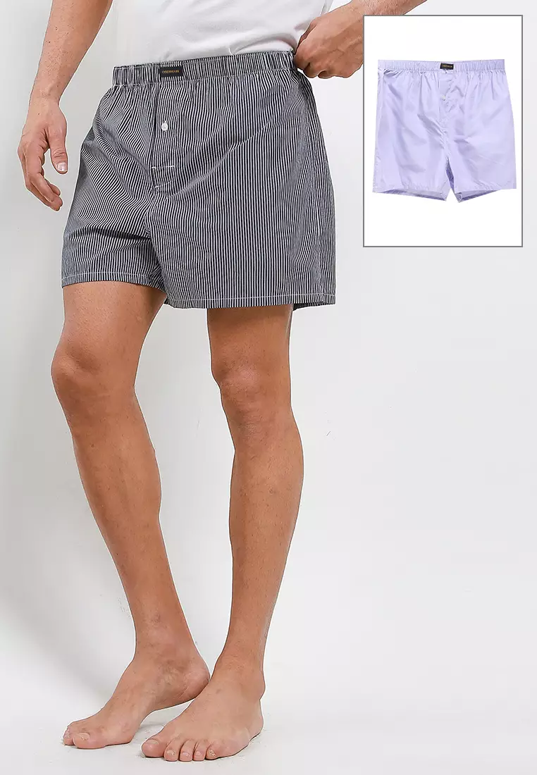 Jual Obermain Woven Boxer Original 2026 | ZALORA Indonesia