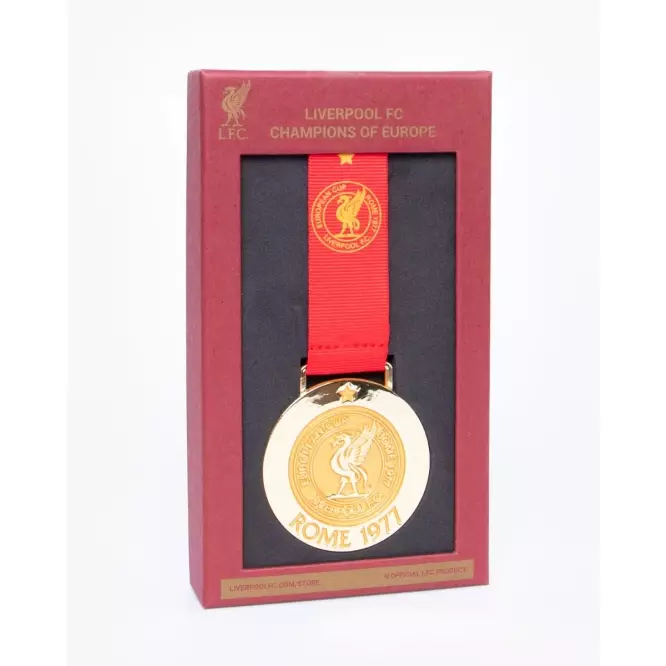 Jual Liverpool FC Liverpool FC European Cup Medal Rome 1977 - Official ...