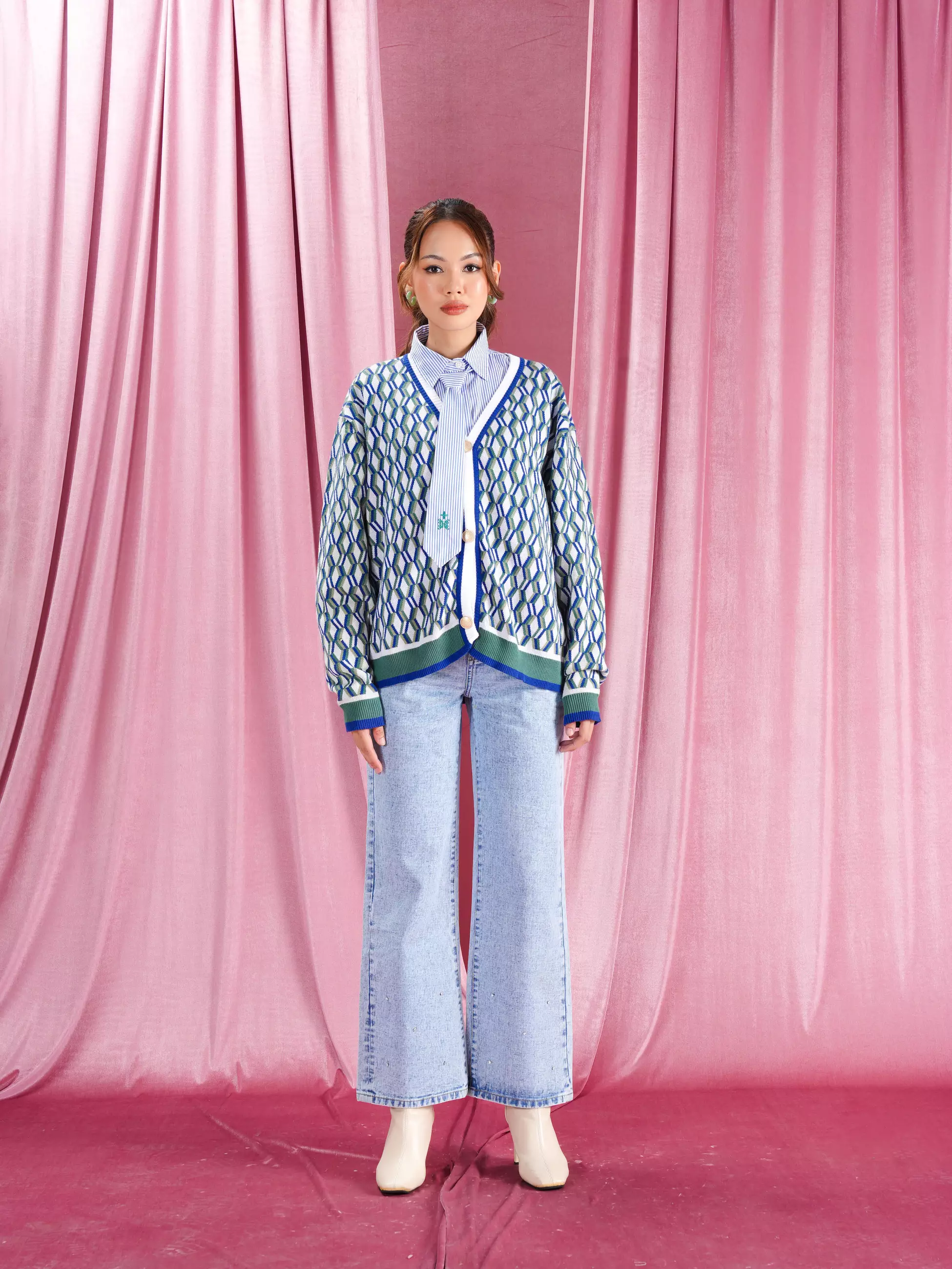 Jual Aleza Aleza - Lila Denim Pants Light Blue Original 2025 | ZALORA ...