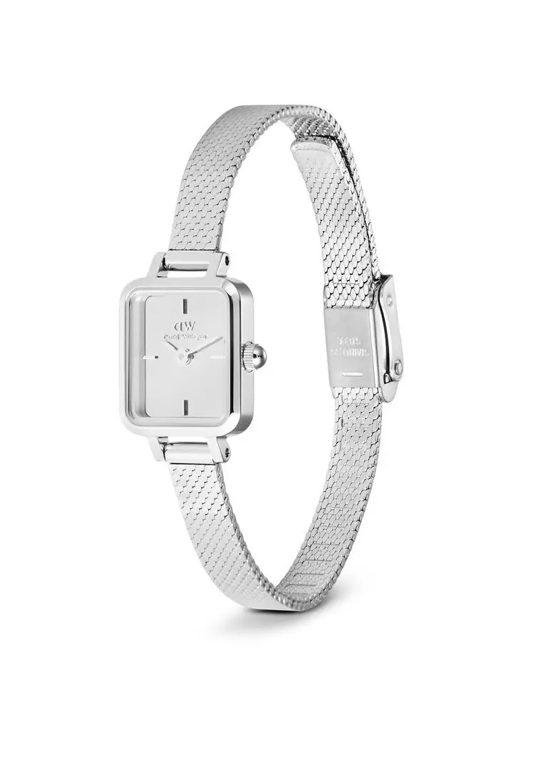 Buy Daniel Wellington Quadro Mini Reflection Silver - Women Watch ...