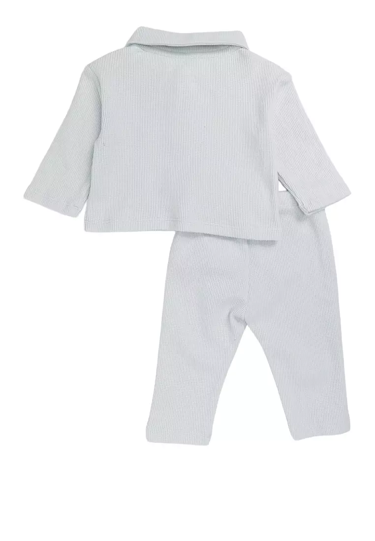 Buy GAP Baby Soft Spun Waffle Outfit Set 2025 Online | ZALORA