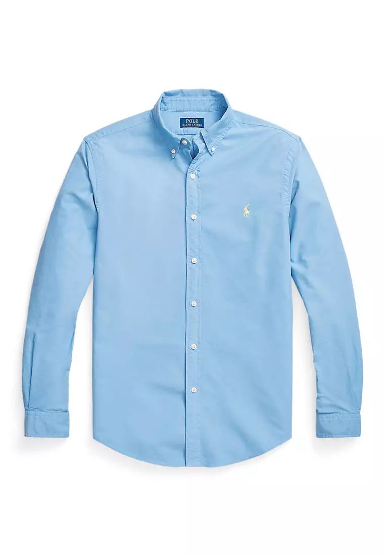 Buy Polo Ralph Lauren Custom Fit Garment Dyed Oxford Shirt 2024 Online