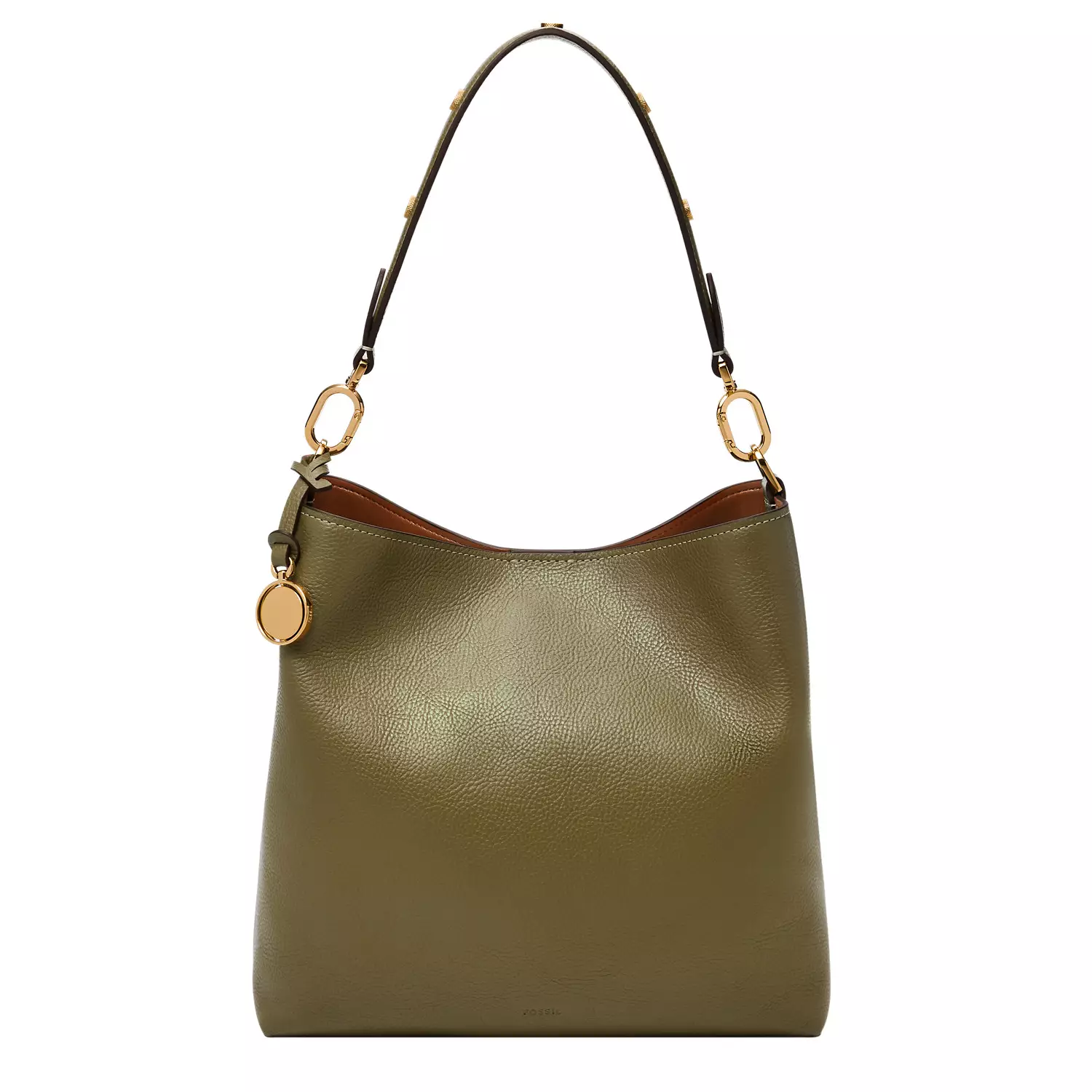 Jual Fossil Fossil Jessie Leather Large Bucket Desert Olive Shoulder ...