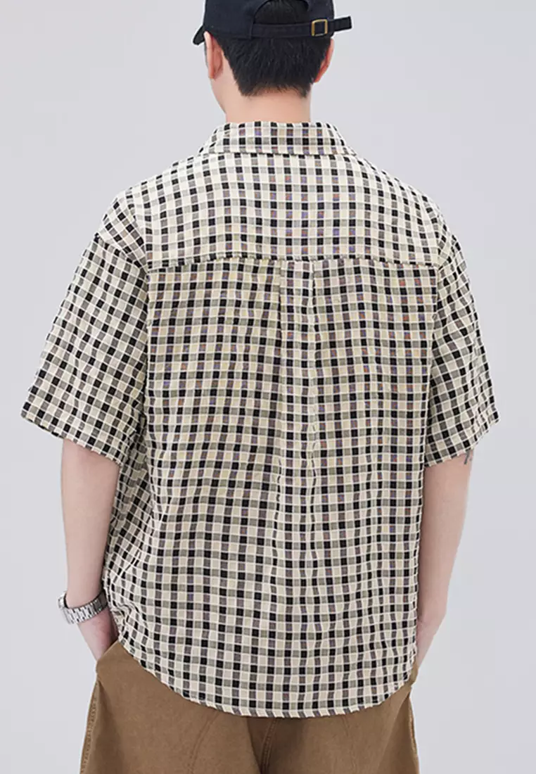 Buy Twenty Eight Shoes Loose Casual Plaid Shirt AY-D1358 2026 Online ...