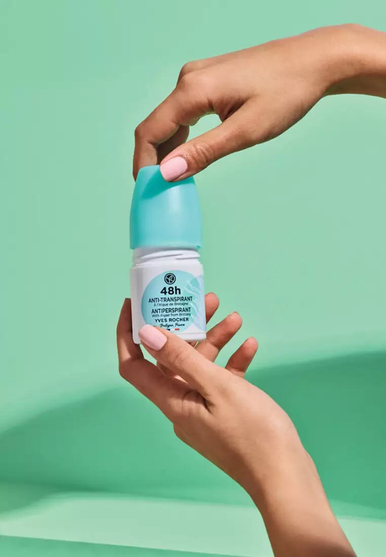 Buy Yves Rocher 48 Hour Antiperspirant with Algae - 50ml Natural, Long ...