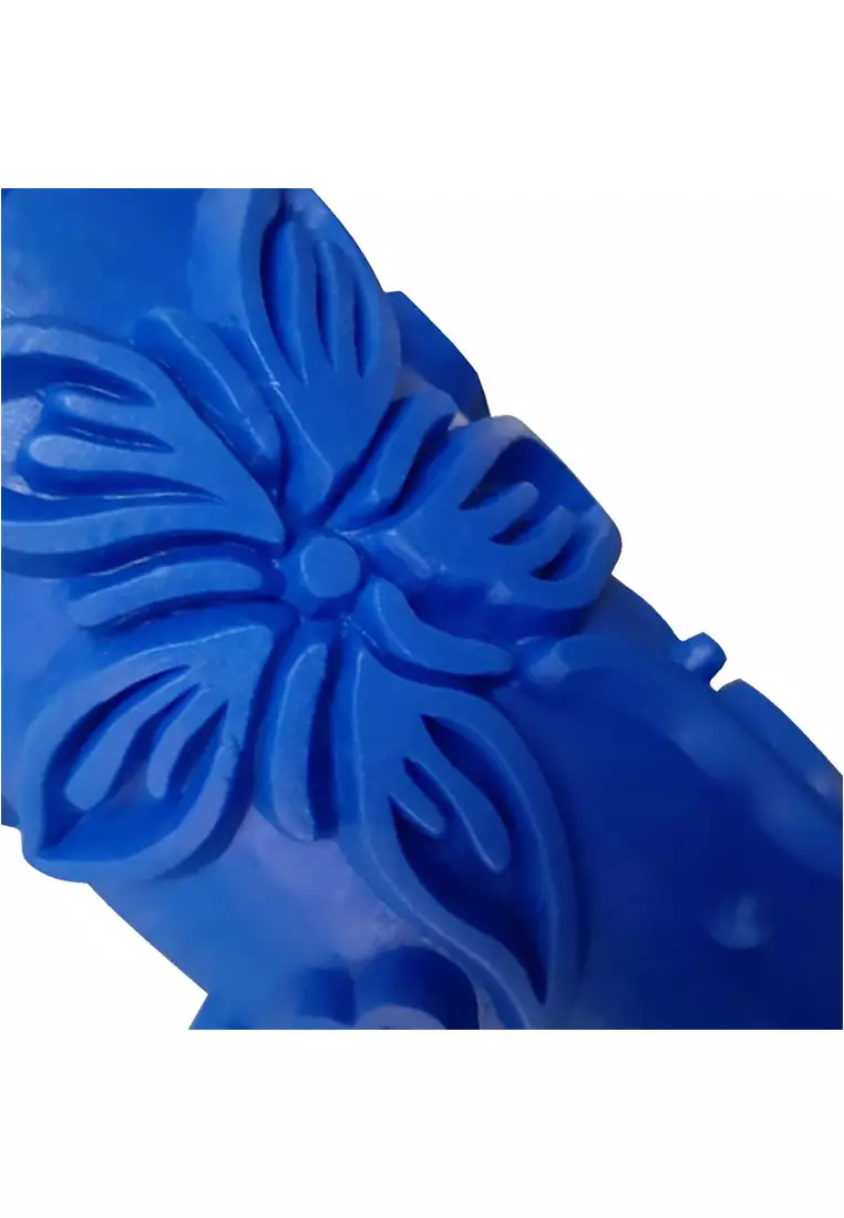 Buy Latest Gadget 078y Pattern Paint Roller Flower Leaves Blue DIY 2024 ...