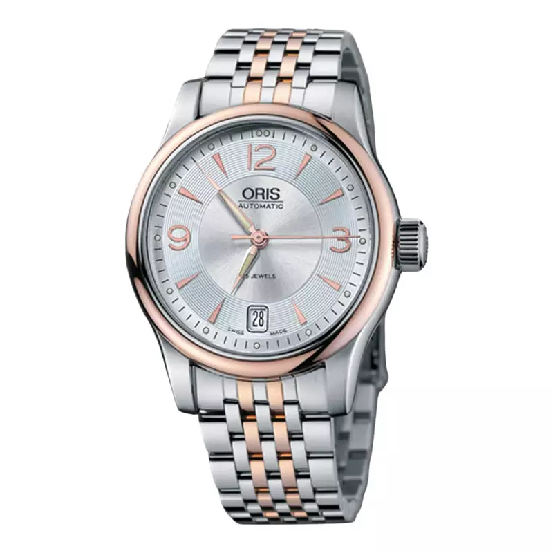 Jual Oris Jam Tangan Pria Oris Classic Date 01-733-7578-4361-07-8-18-63 ...