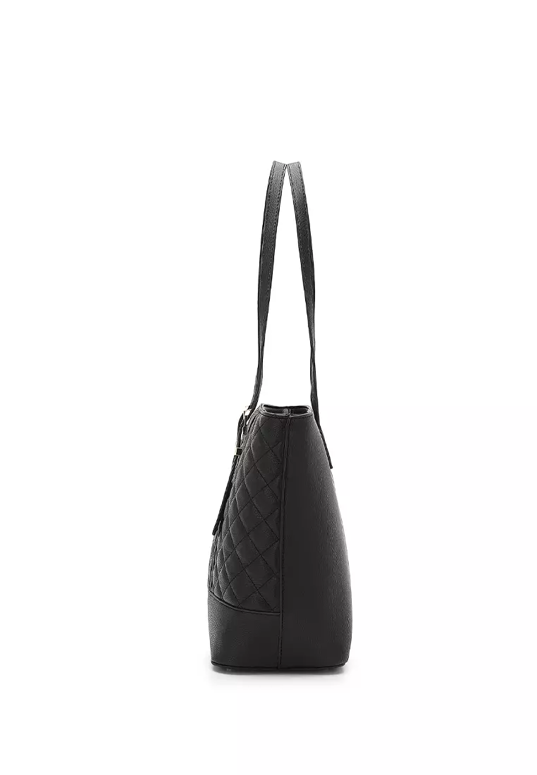 Wild Channel 3 in 1 Tote Bag & Top Handle Bag & Pouch - Black 2024 ...