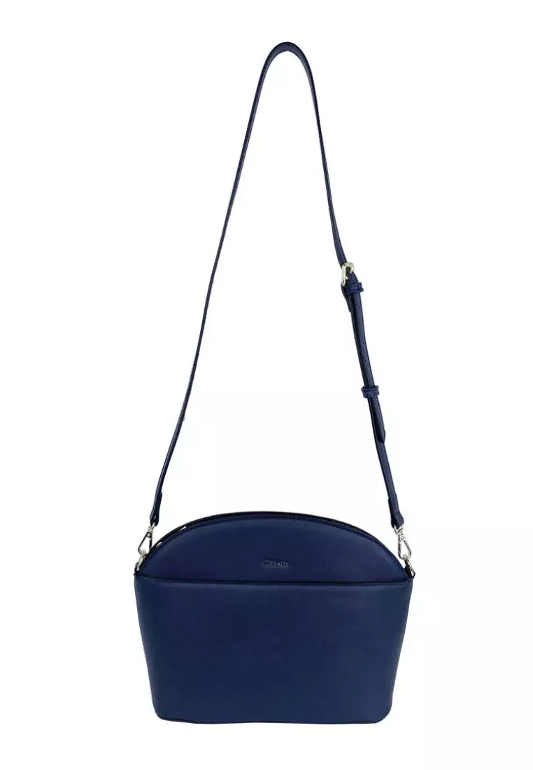 Mel&Co Saffiano-Effect Dome Sling Bag 2023 | Buy Mel&Co Online | ZALORA ...