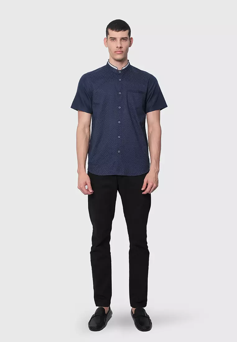 Jual MOC MOC Kemeja Koko Lengan Pendek Pria SEPTA-NAVY Original 2026 ...