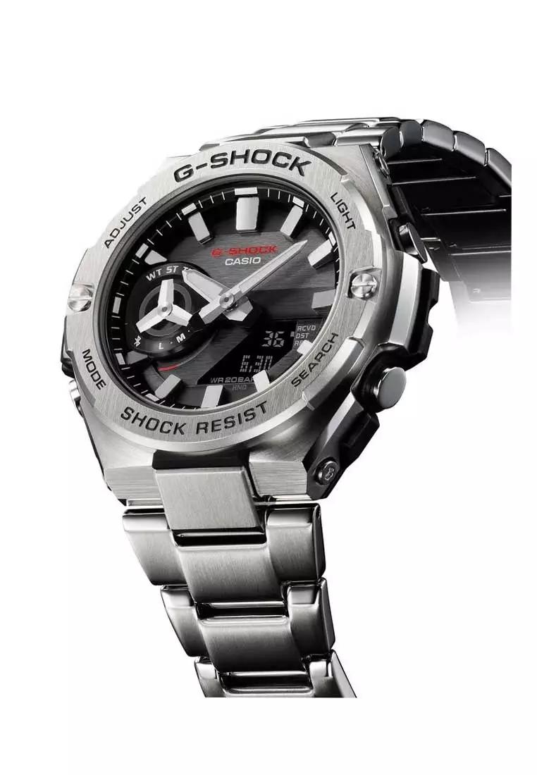 Jual G-shock Casio G-SHOCK Jam Tangan Pria - Silver Black - Stainless ...