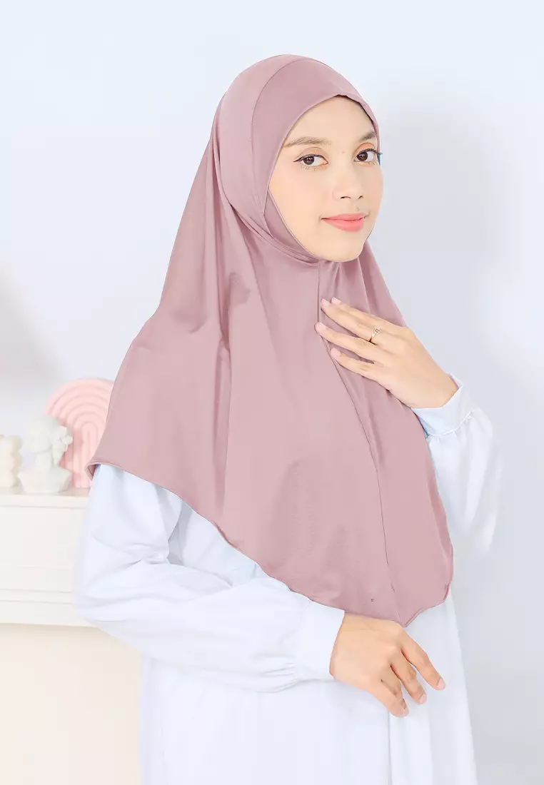 Jual COTTON BEE Cotton Bee - Kalea Bergo | Hijab Instan Non Pad - Rose Petal Original 2025 ...