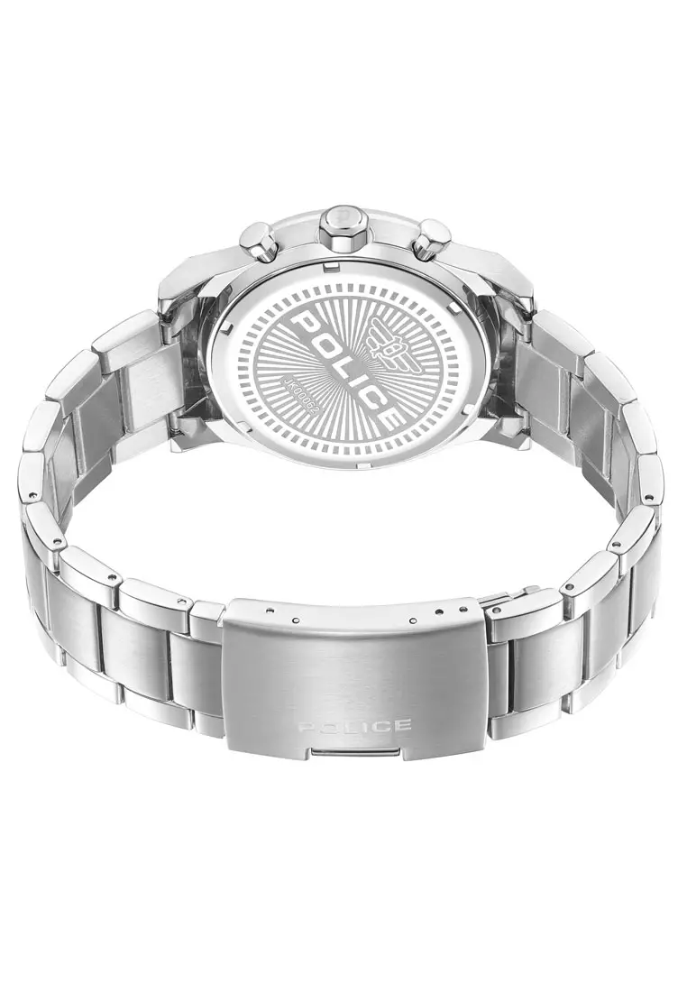 Buy Police Police Polysh Silver Stainless Steel Analog Quartz Watch For ...