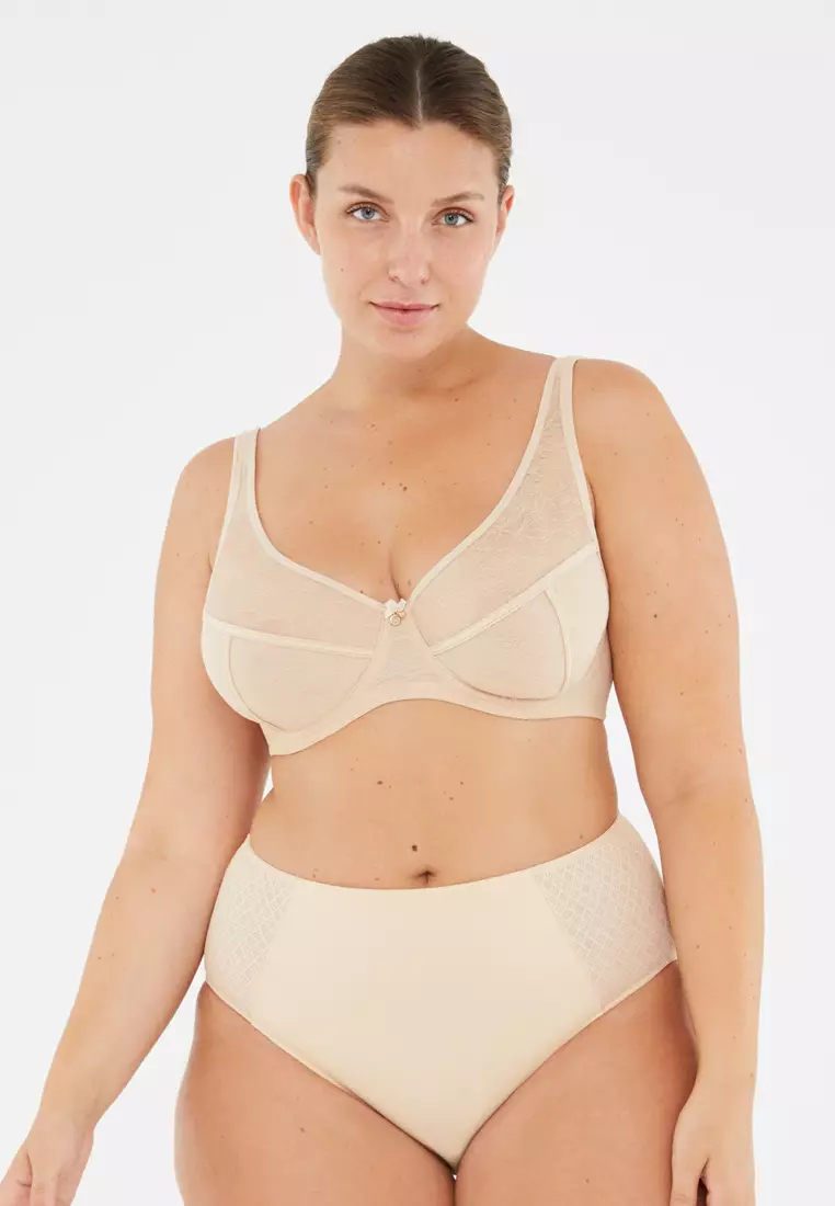 Buy DAGİ Nude Basic Minimizer Bra, Underwire, Underwear for Women 2025 ...