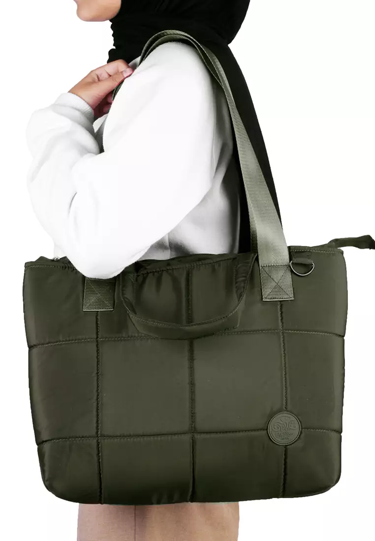 Jual ATVA ATVA Girls Station Tas Totebag Puff Jasmine Series Hijau Army Original 2024 | ZALORA ...