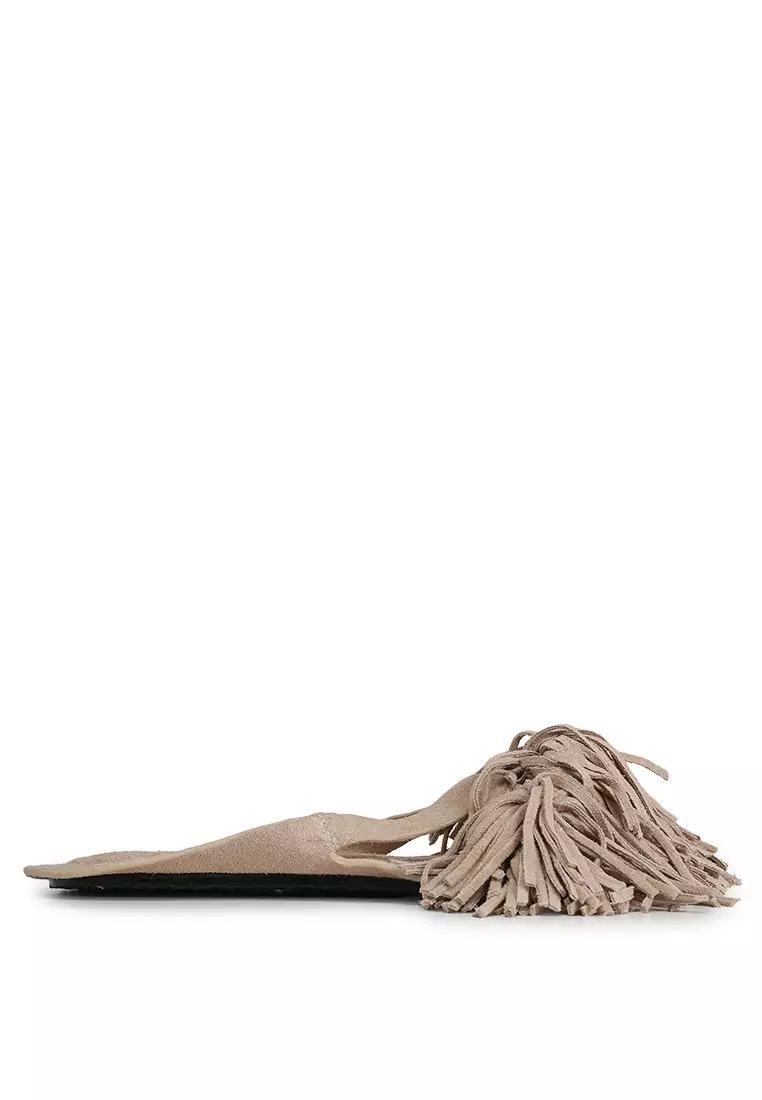 ZARA Fringe Sandals 2025 | Buy ZARA Online | ZALORA Hong Kong