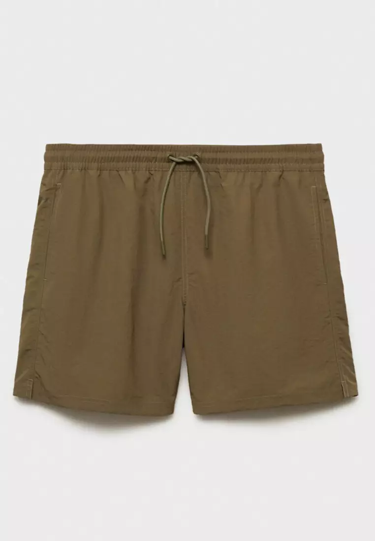 Buy MANGO Man Basic Drawstring Swimsuit 2025 Online | ZALORA Philippines