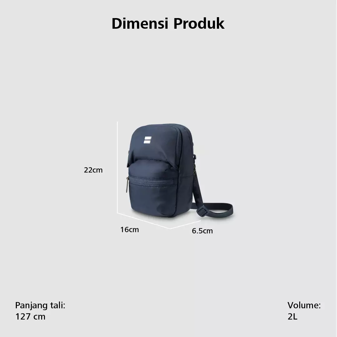 Jual Bodypack Bodypack Ardent Sling Bag - Navy Original 2024 | ZALORA ...