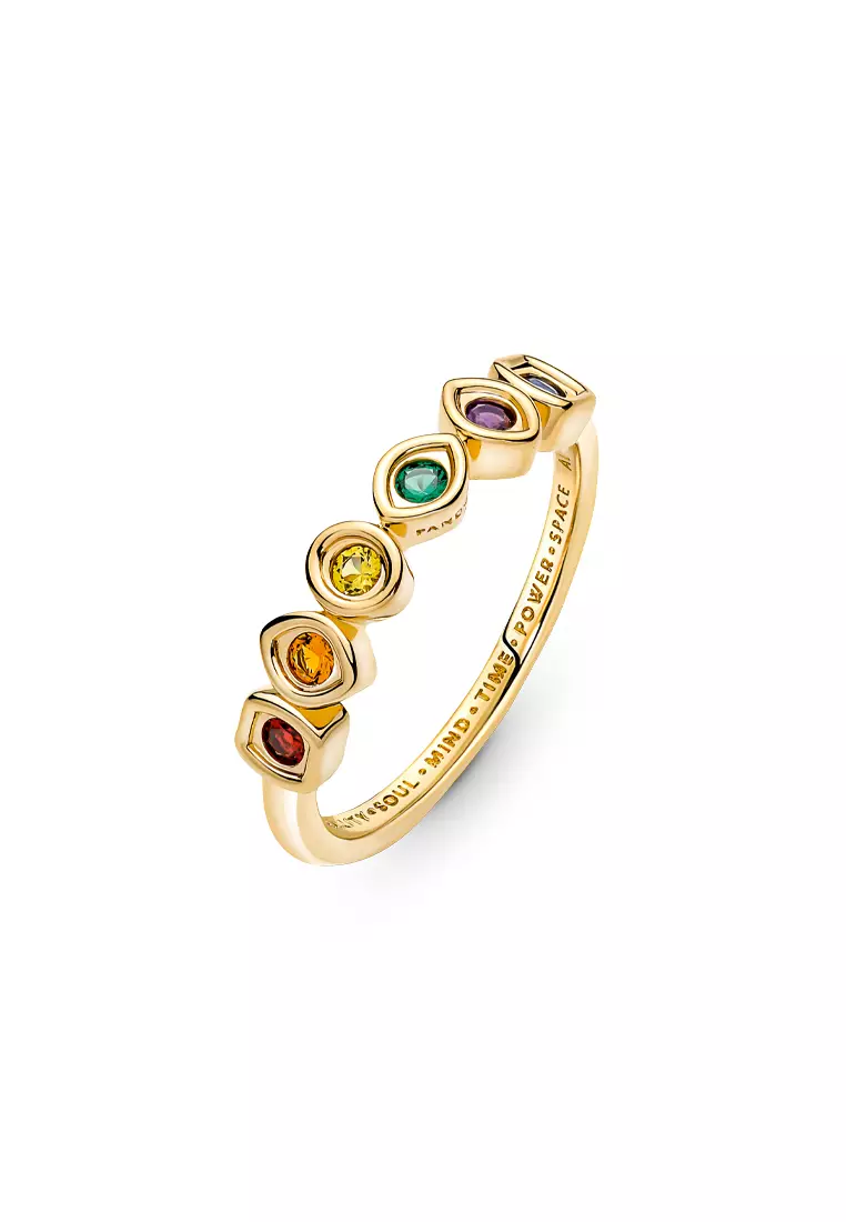 Buy PANDORA Pandora x Marvel The Avengers Infinity Stones Ring Online ...