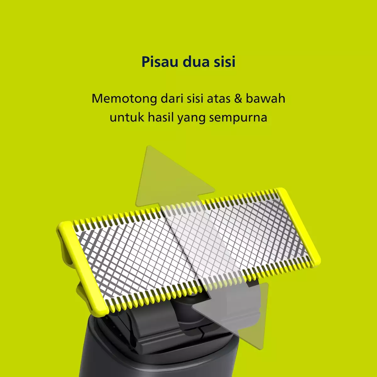 Jual Philips Philips Refill Oneblade QP210/51 Hybrid Blister Blade 1 ...