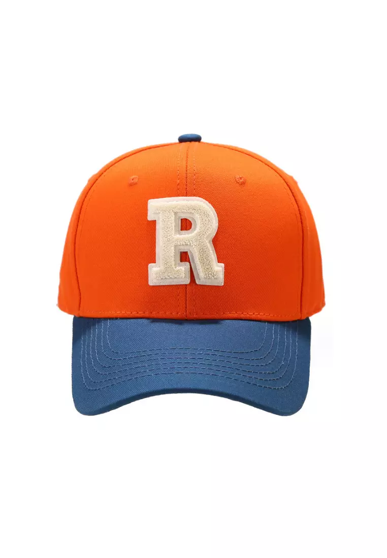 Buy Kings Collection Letter R Embroidery Blue and Orange Adjustable ...
