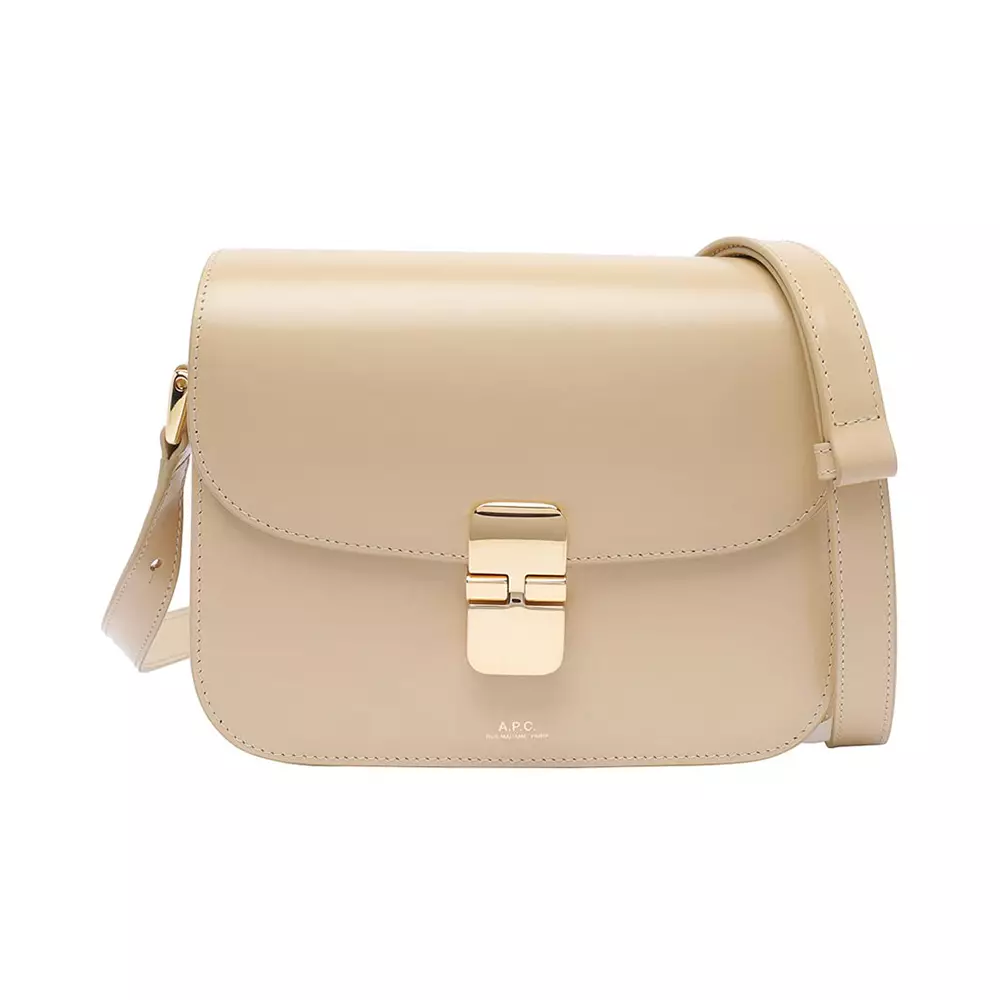 Jual A.p.c. [6.6UNCANG HARGA] Grace Small Shoulder Bag Light Beige ...