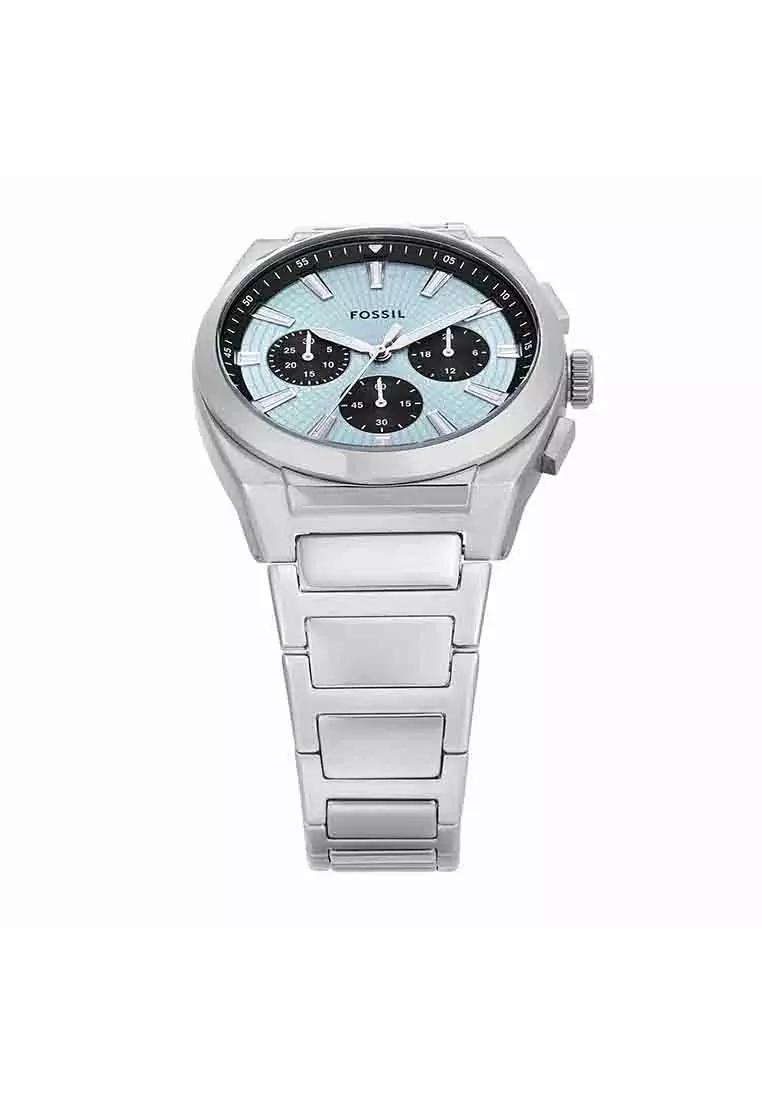 Buy Fossil Everett Silver Stainless Steel Watch Fs6105 2026 Online ...