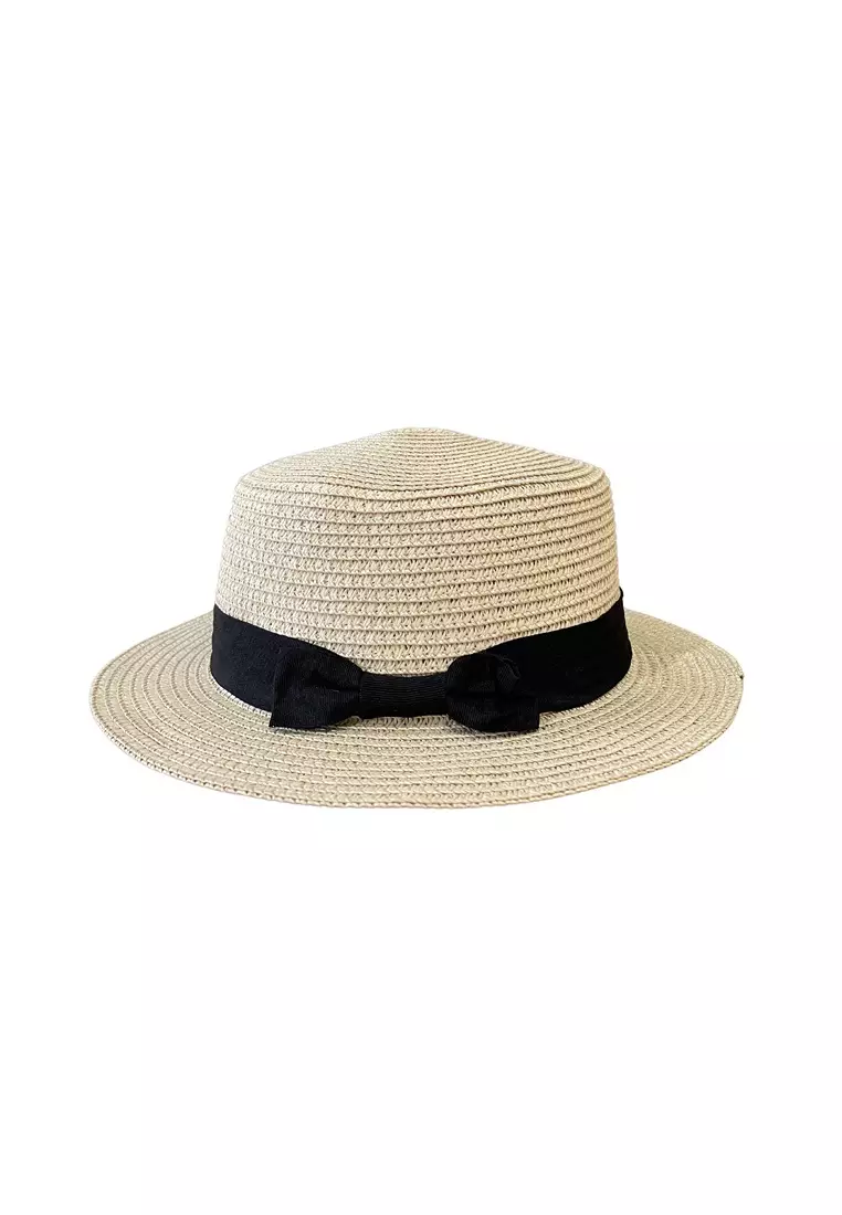 Jual Hamlin Topi Pantai Wanita Panama Summer Sun Beach Straw Hat Vintage Design ORIGINAL ...