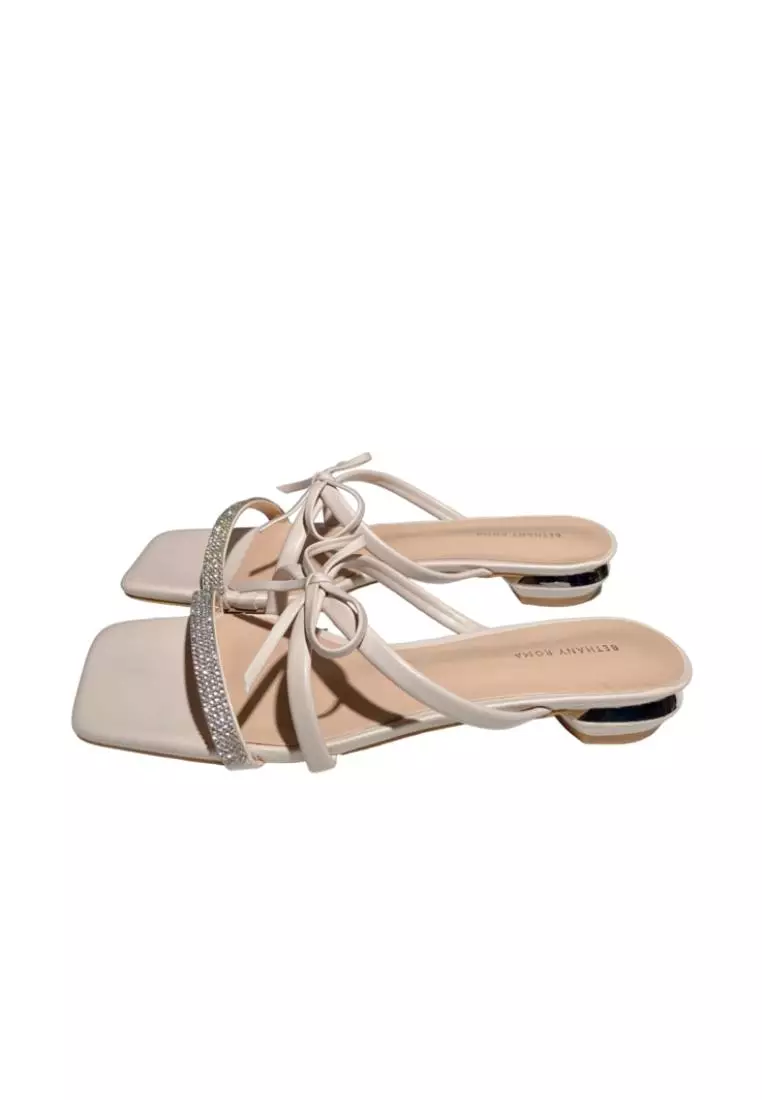 Buy Bethany Roma Bethany Roma Ladies Ribbon Strappy Sandals - White ...