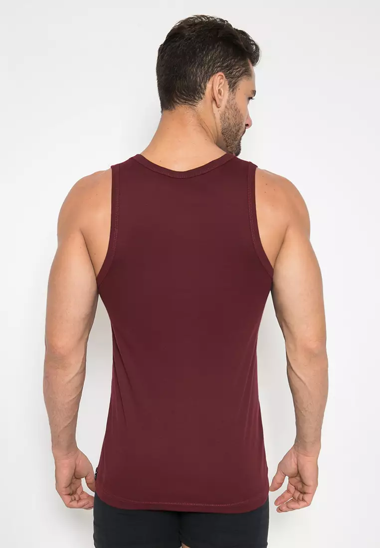 Jual LGS LGS Innerwear - Dark Red - Kaos Dalam - 1 Pcs - LETS.003.222 ...