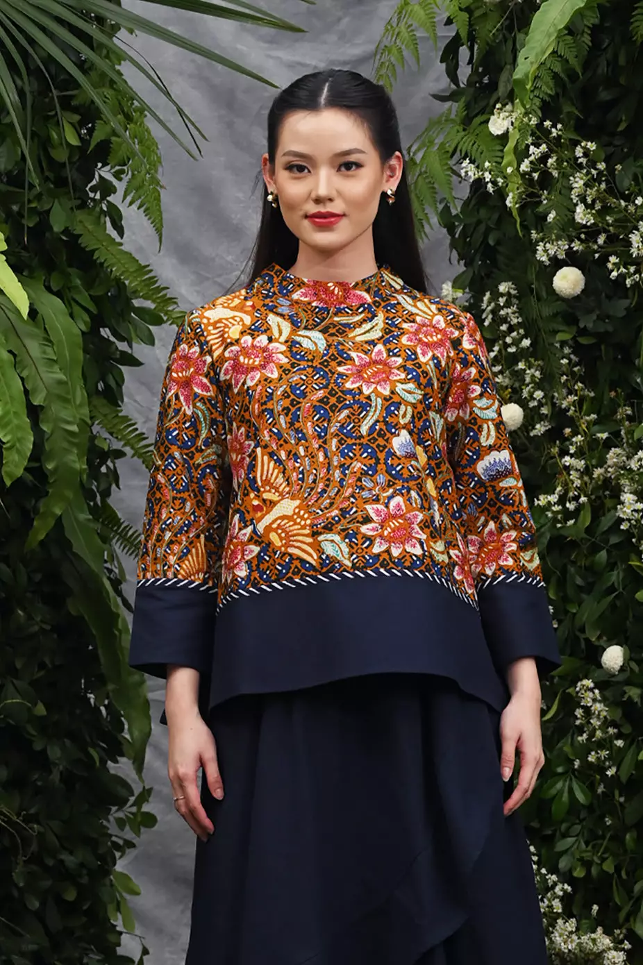 Jual Nona Rara Batik NONA RARA - Okta Encim T4327, Baju Kerja Blouse ...