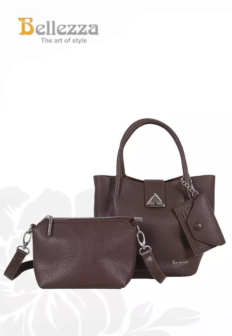 Jual Bellezza Bellezza Handbag 23418-38 Brown Original 2025 | ZALORA ...