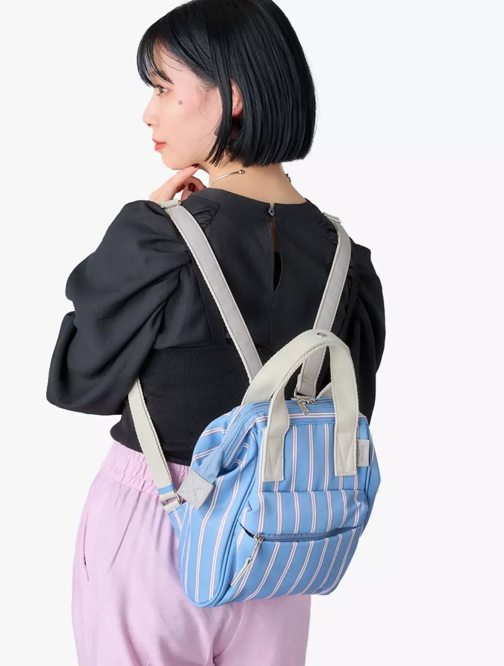 Jual Anello Anello - Sonia - "Kuchigane" Micro Backpack - Blue - Blue ...