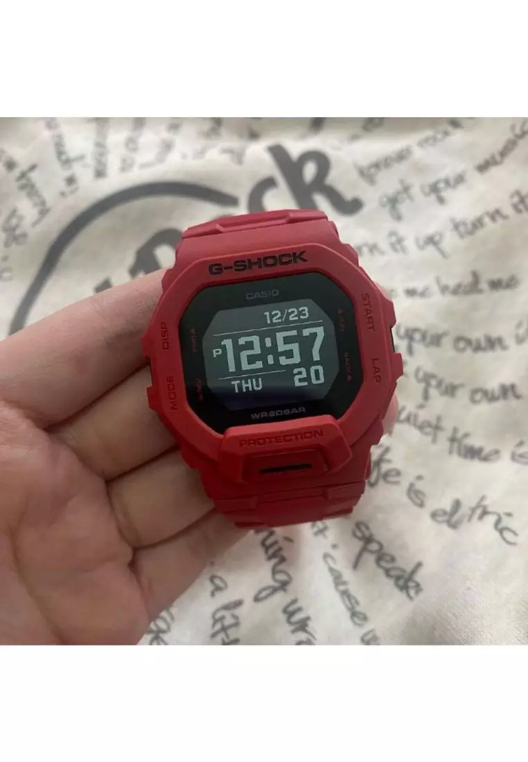 Buy Casio CASIO G-SHOCK GBD-200RD-4DR RED RESIN STRAP UNISEX WATCH 2025 ...