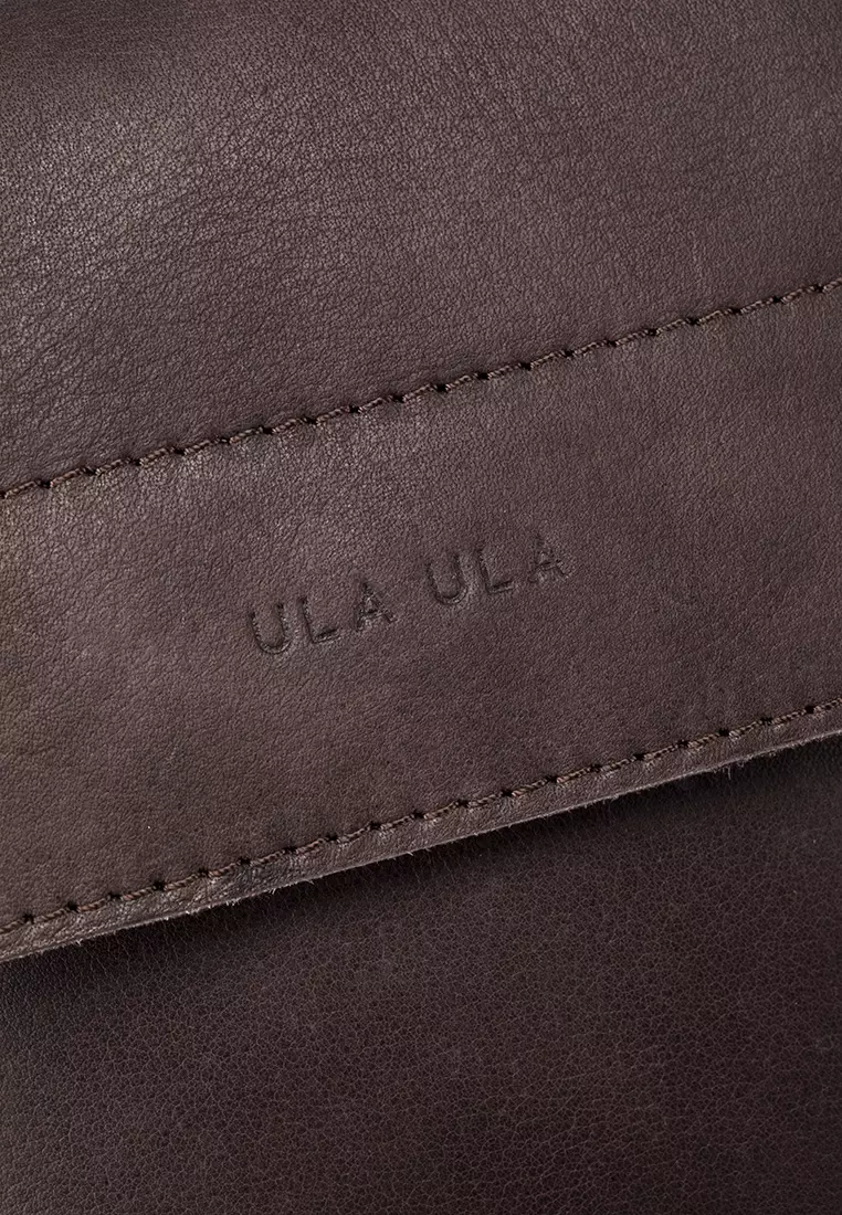 Buy ULA ULA ULA ULA Unlined Minimalist Design Full Leather Small ...