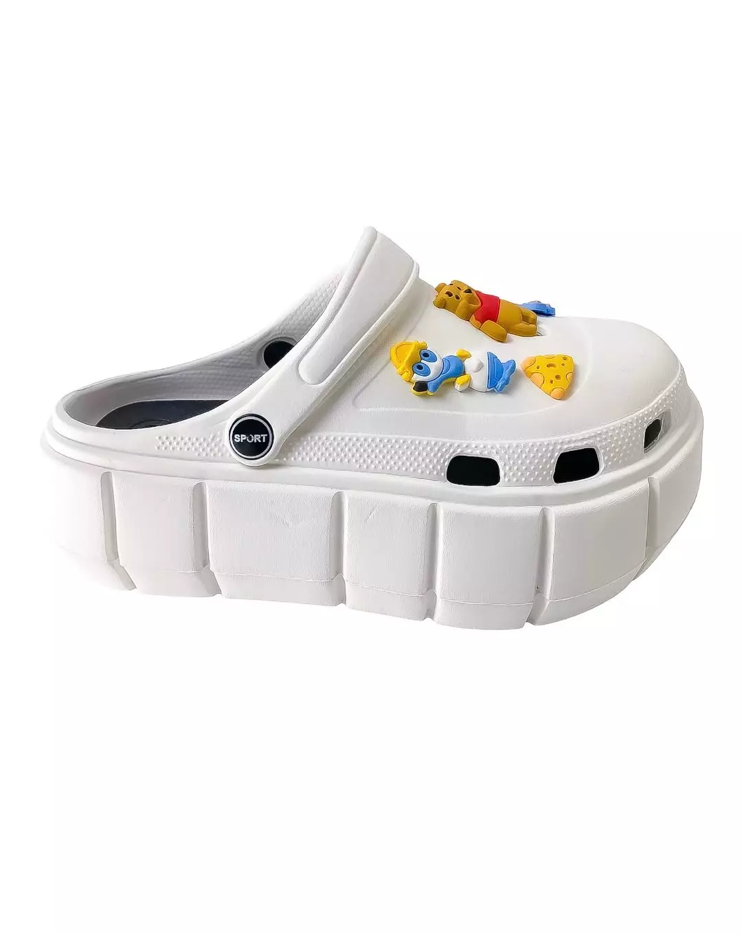 Jual Dane And Dine Sendal Wedges Wanita Eva Import Dane And Dine W77 White Winnipooh Original