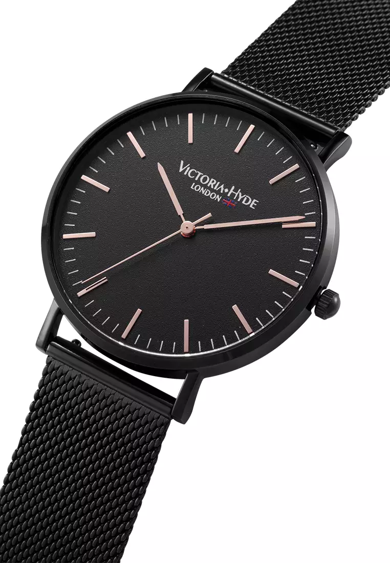 Buy Victoria Hyde London Men Watch 40mm Classic Model Black Stainless ...