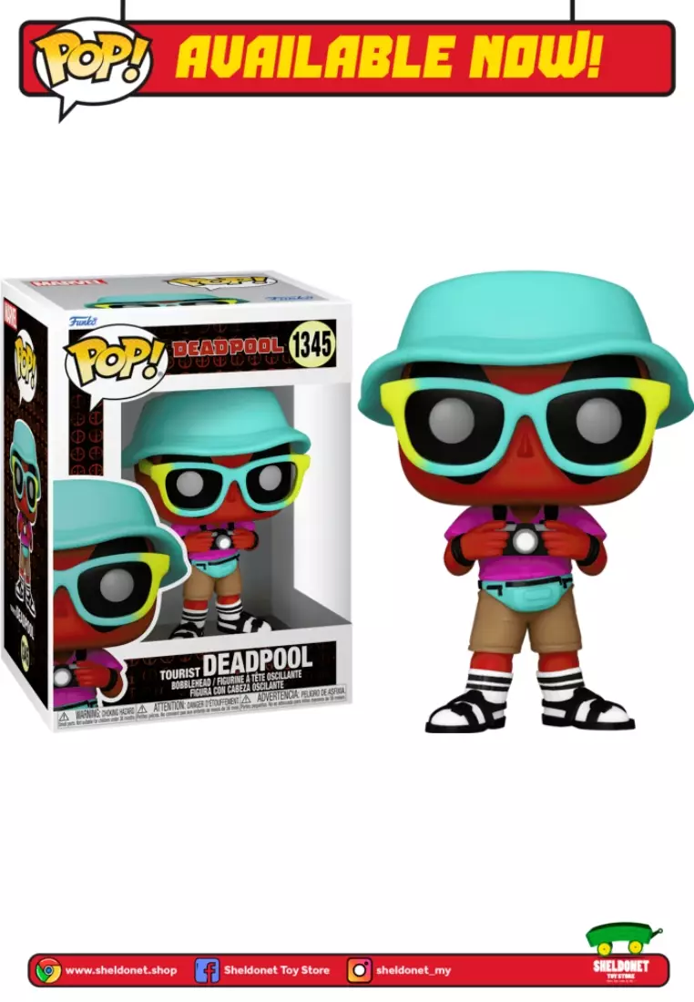 Buy Funko Funko Pop! Marvel: Deadpool - Tourist Online | ZALORA Malaysia