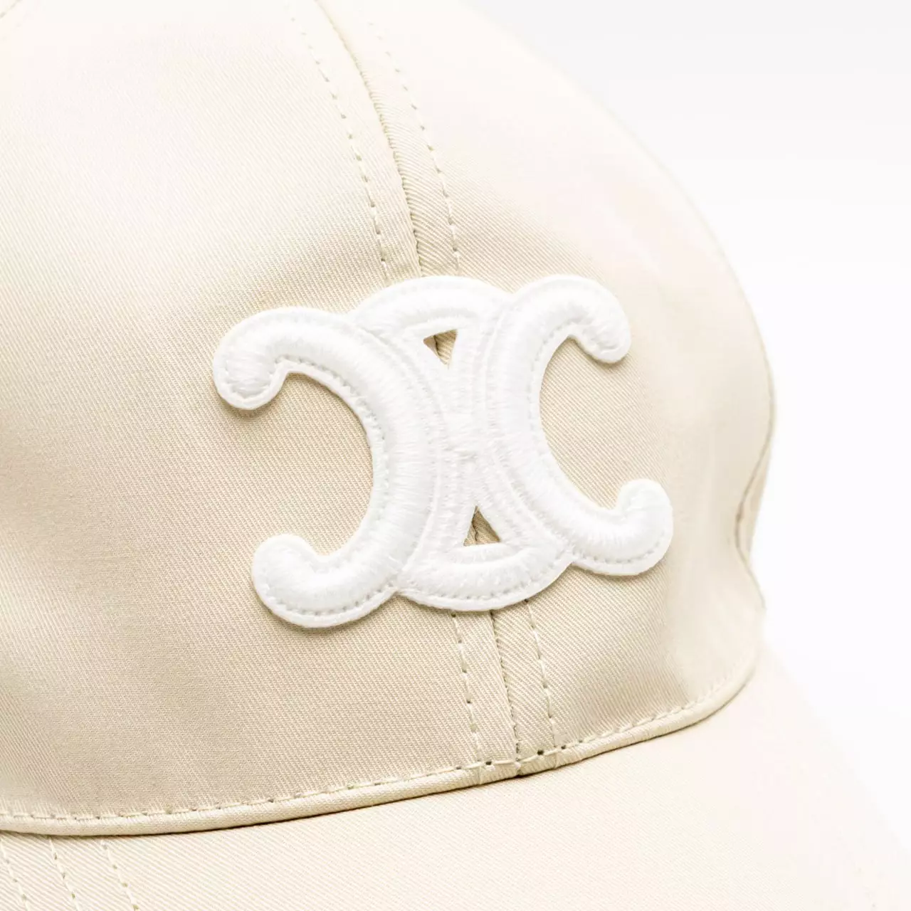 Jual Celine Celine Triomphe Baseball Cap Cotton Vanilla Original 2024 ...