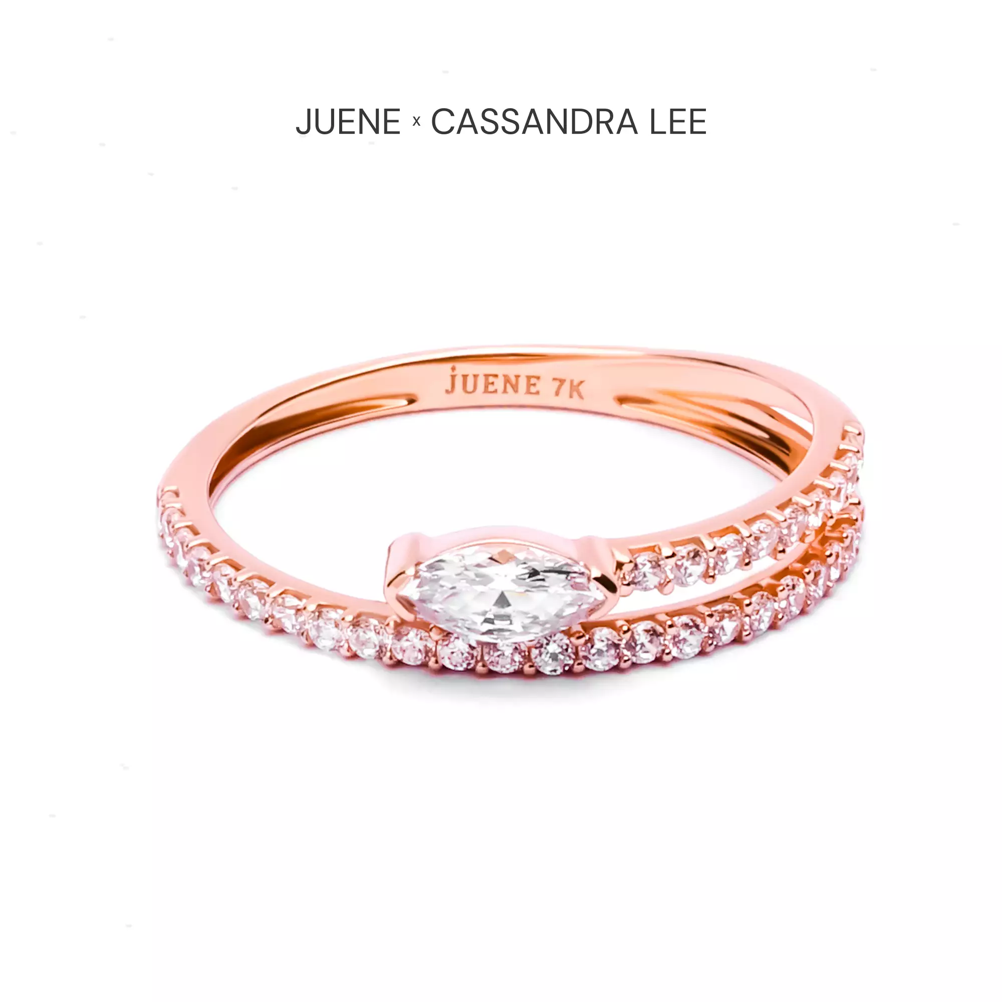 Jual Juene Jewelry Cincin Emas 7k - Eteria Gold Ring - Juene x ...