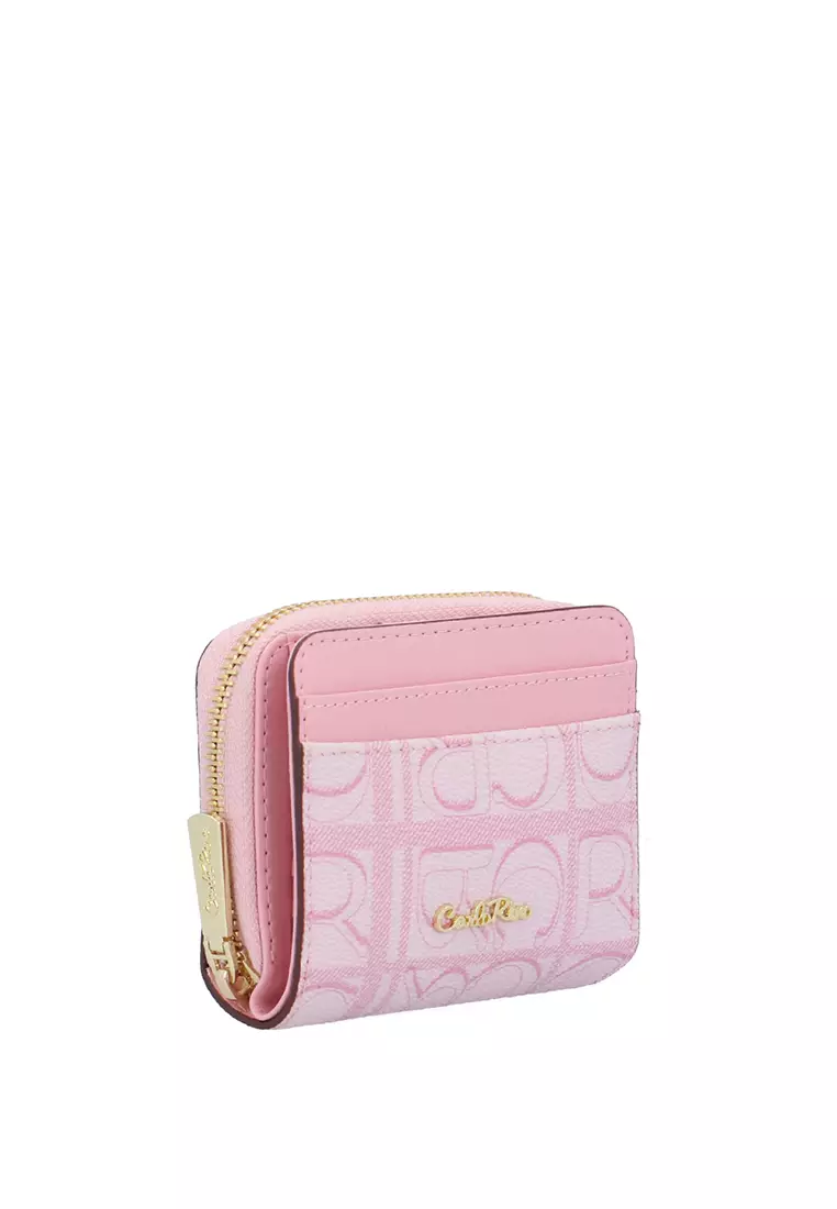 Buy Carlo Rino Carlo GEO Chromatic Short Zip Around Wallet - Pink 2025 ...