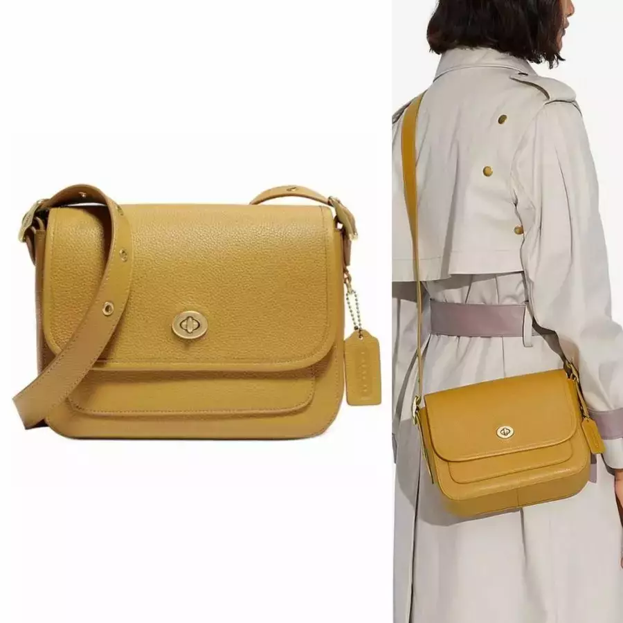 Jual Coach Coach Rambler Pebble Leather Flax 7522 Original 2026 ...