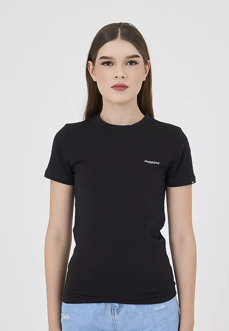 Buy Mossimo Mossimo Angeline Black Body Fit Tee 2024 Online | ZALORA Philippines
