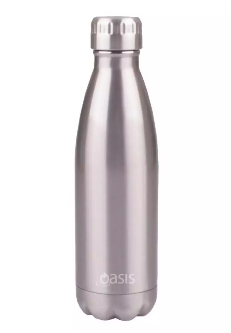 Buy Oasis Oasis Stainless Steel Insulated Water Bottle 500ML - Silver ...