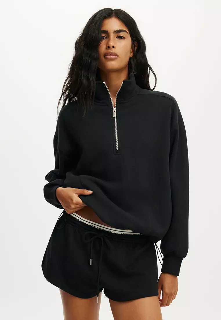 Buy Cotton On Body Plush Half Zip Sweatshirt 2026 Online | ZALORA