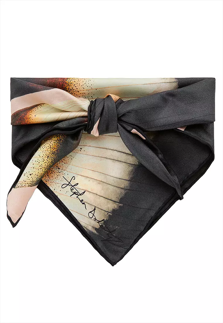 COS Floral-Print Pure Silk Neck Scarf 2025 | Buy COS Online | ZALORA ...