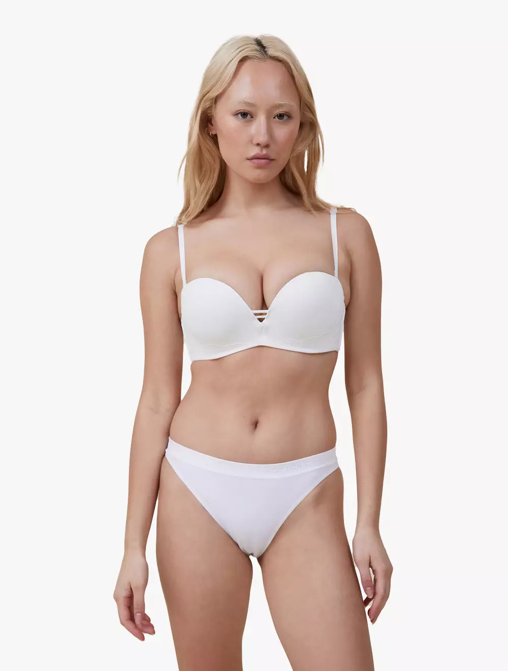 Jual Cotton On Body Cotton On Body - Pakaian Wanita - Everyday Lace Strapless Push Up 2 Bra ...